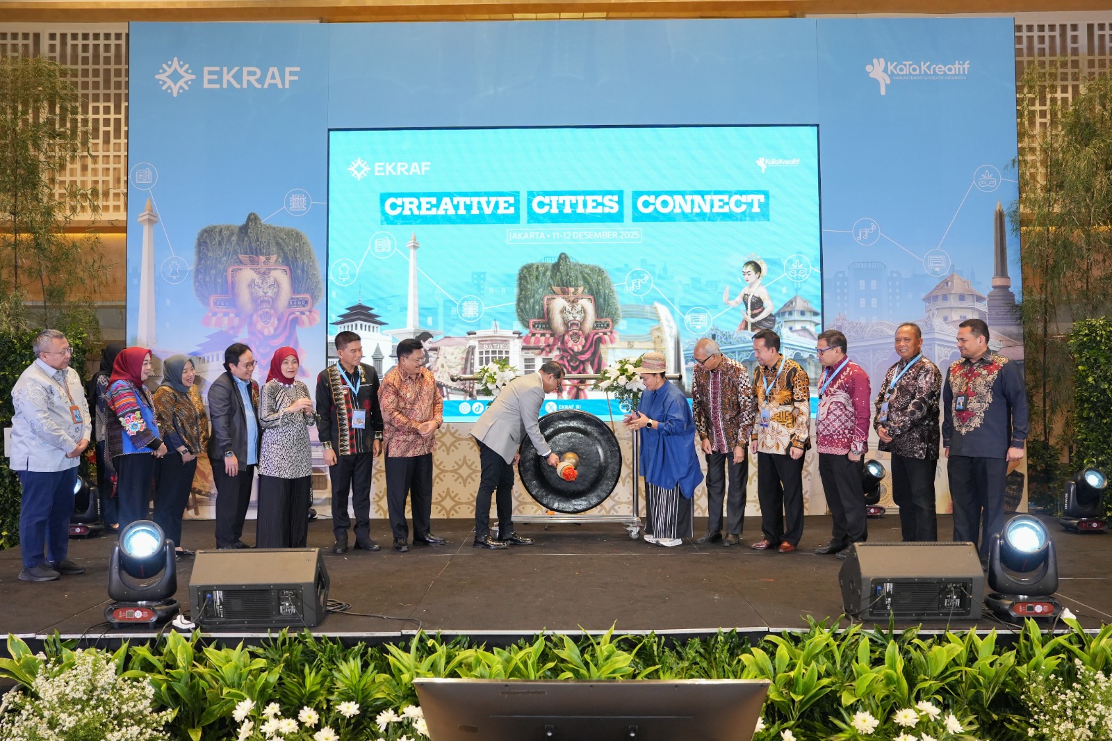 Menteri Ekraf Resmi Buka Creative Cities Connect 2025, Perkuat Jejaring ...
